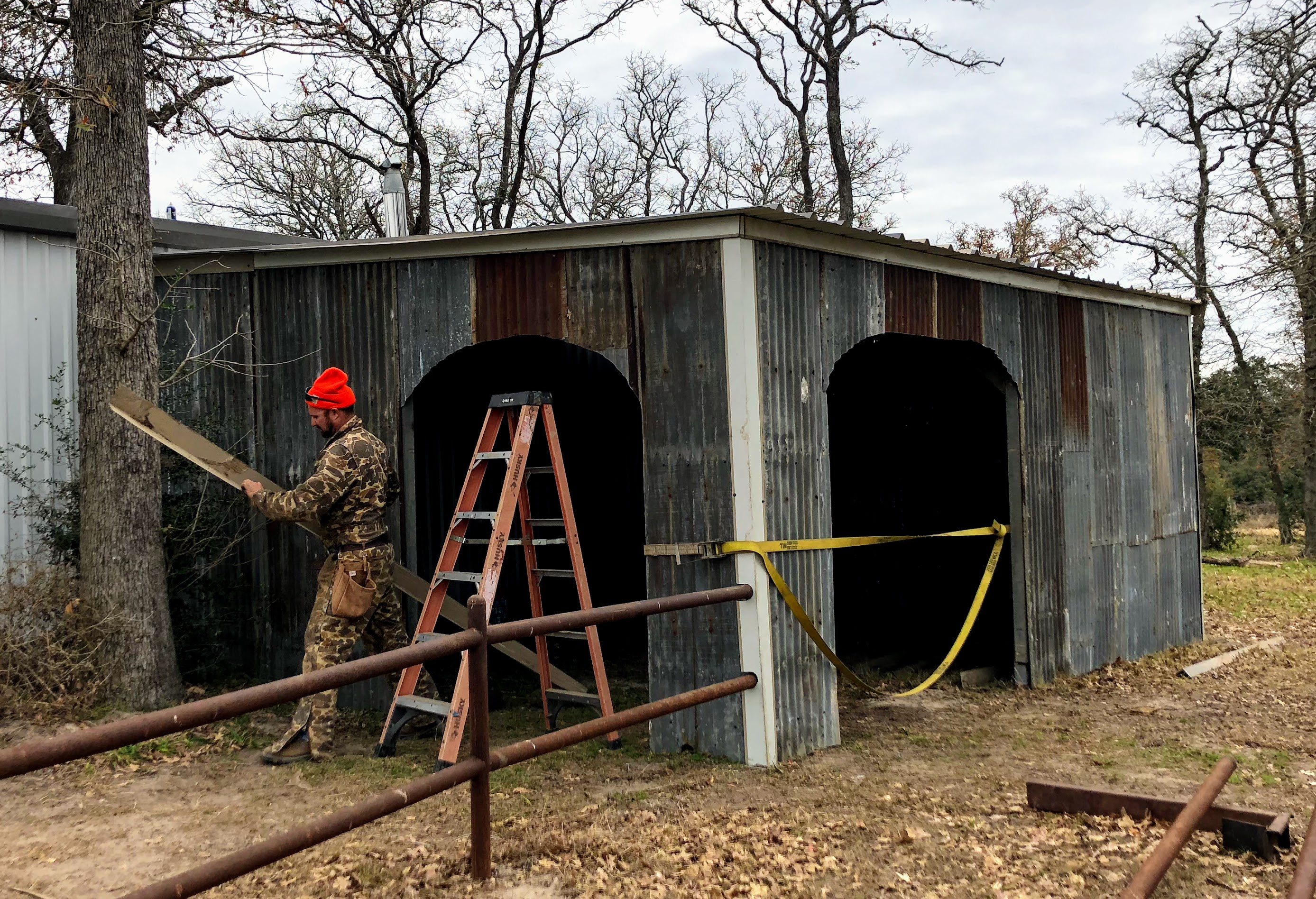 “From Scratch” Tin Wood Shed – Our Tin House